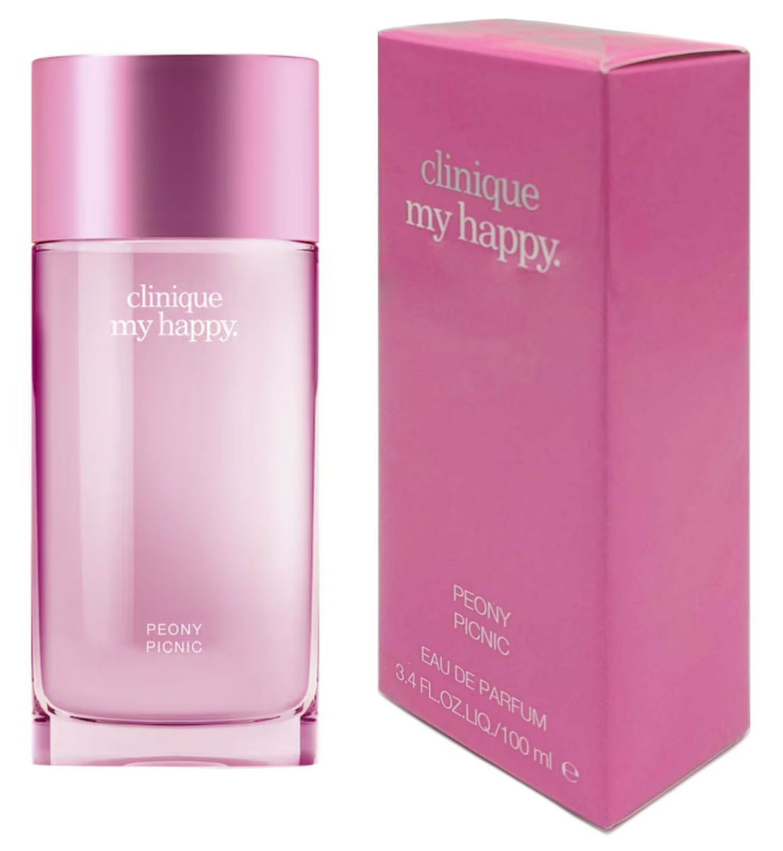 CLINIQUE MY HAPPY Peony Picnic 3.4 oz PARFUM SPRAY FOR WOMEN Limited E ...