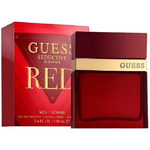 Seductive Red Homme by Guess 3.4 oz EAU DE TOILETTE SPRAY – Aroma Pier Inc
